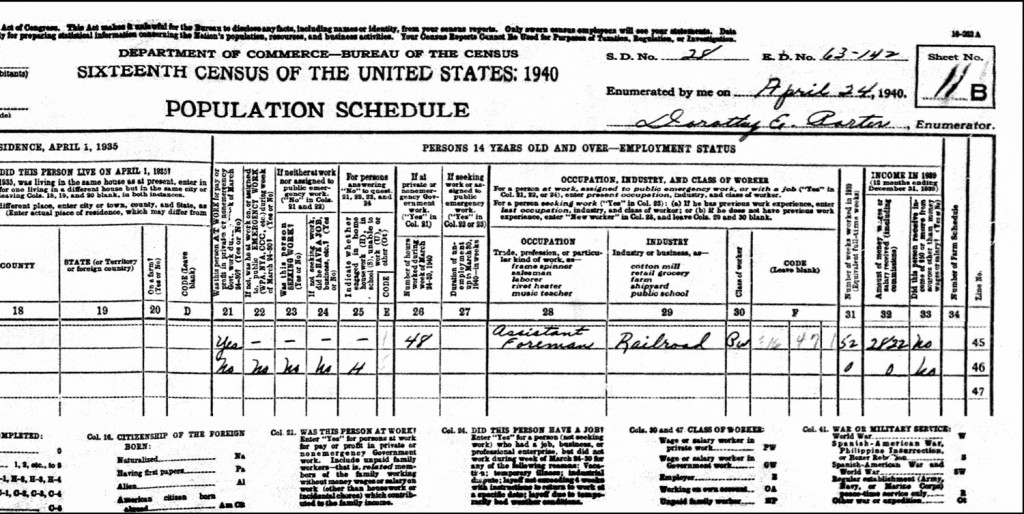 The Henry VanAmburgh Household in the 1940 United States Federal Census ...